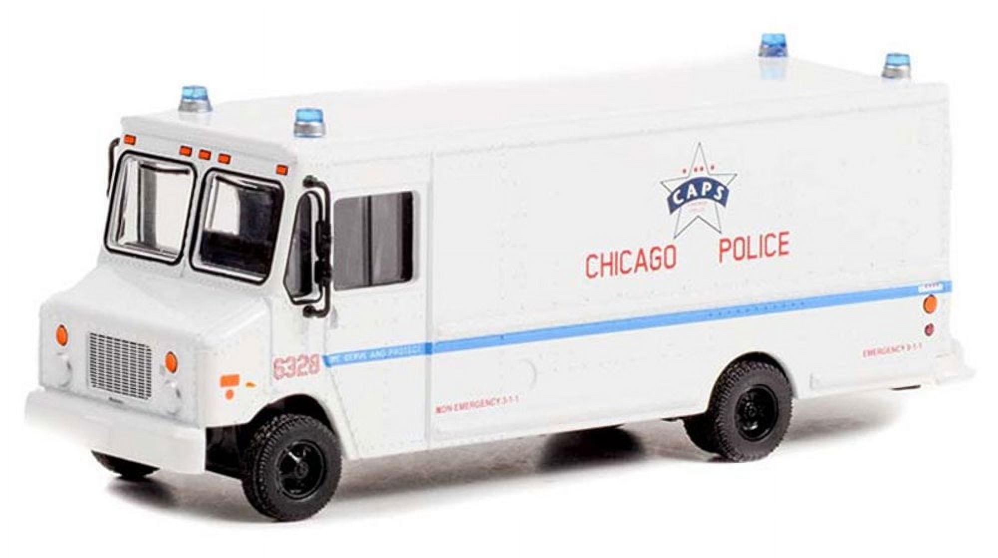 Chicago Police Department 2019 Step Van, White - Greenlight 33230C - 1/ ...