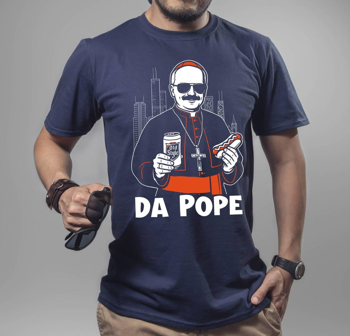 Chicago Pope Leo Xiv "Da Pope" T-Shirt, Pope Robert Prevost Shirt ...