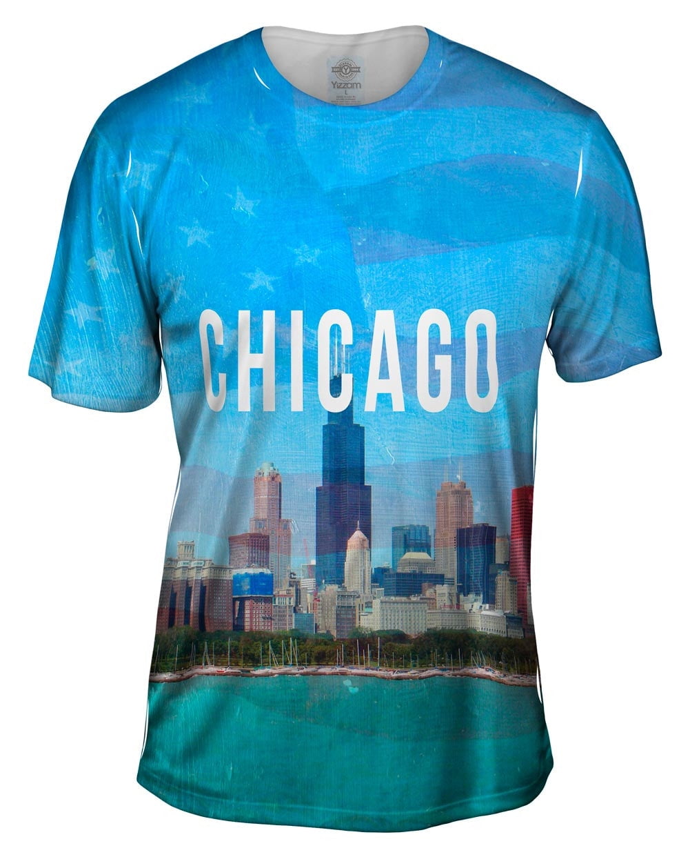Chicago Pride Willis Tower Mens T-Shirt All Over Print - Walmart.com