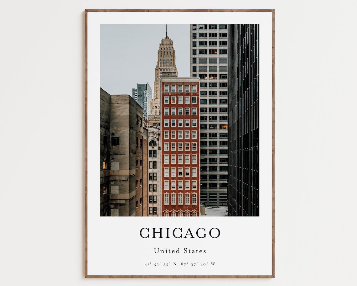 Chicago Prints, Chicago Poster, Chicago City Prints, Chicago Art ...