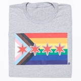 Chicago Progress Pride Flag Graphic Tee TShirt Gift - Walmart.com