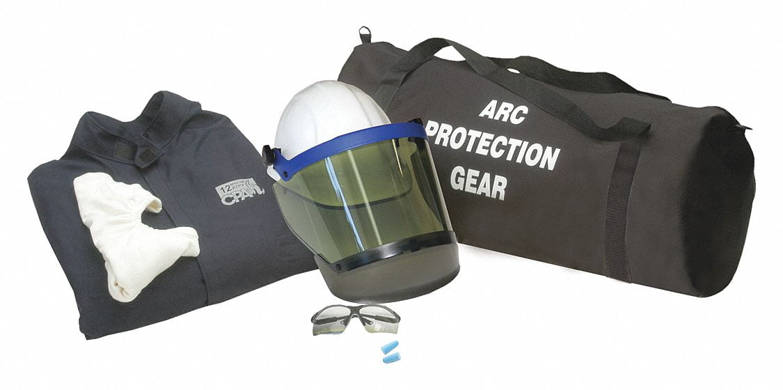 Chicago Protective Apparel Arc Flash Protection Clothing Kit,XL AG12-CV ...