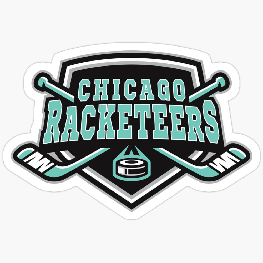 Chicago Racketeers Logo Sticker Phone Decal Water Bottle Stickers Car ...