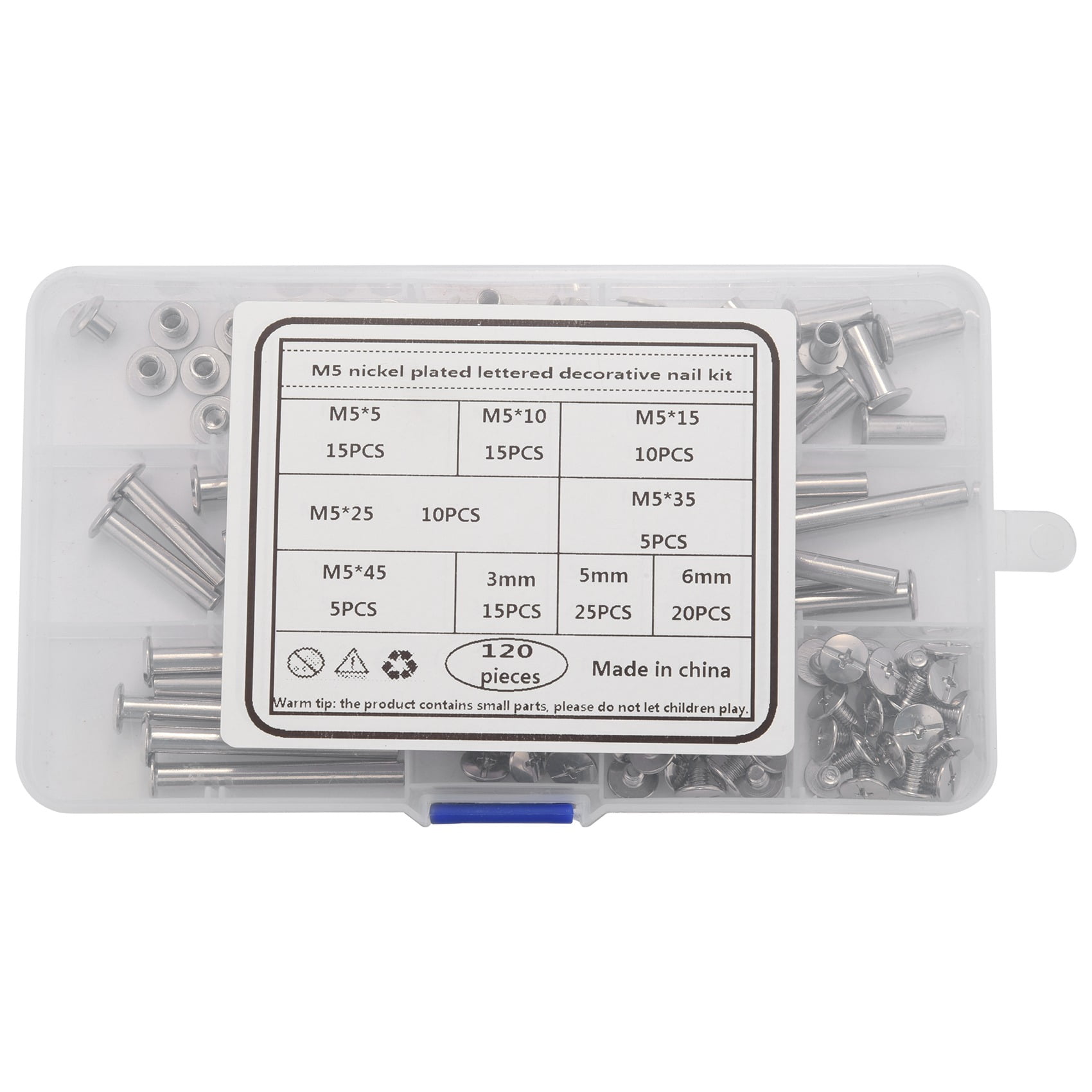 Chicago Screw Binding Screws Posts Assortment Kit for DIY Leather ...