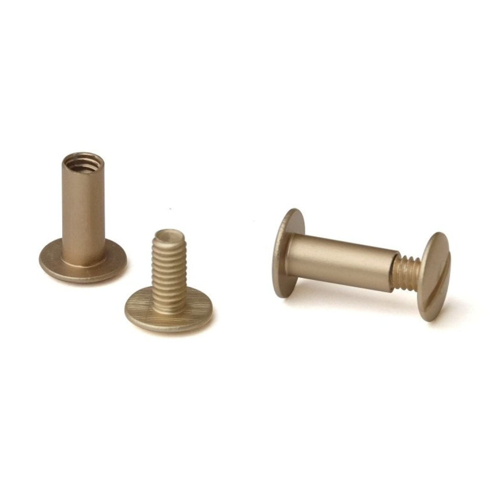 Chicago Screw Posts - TruBind Aluminum Binding Posts & Screws - 1/2 ...