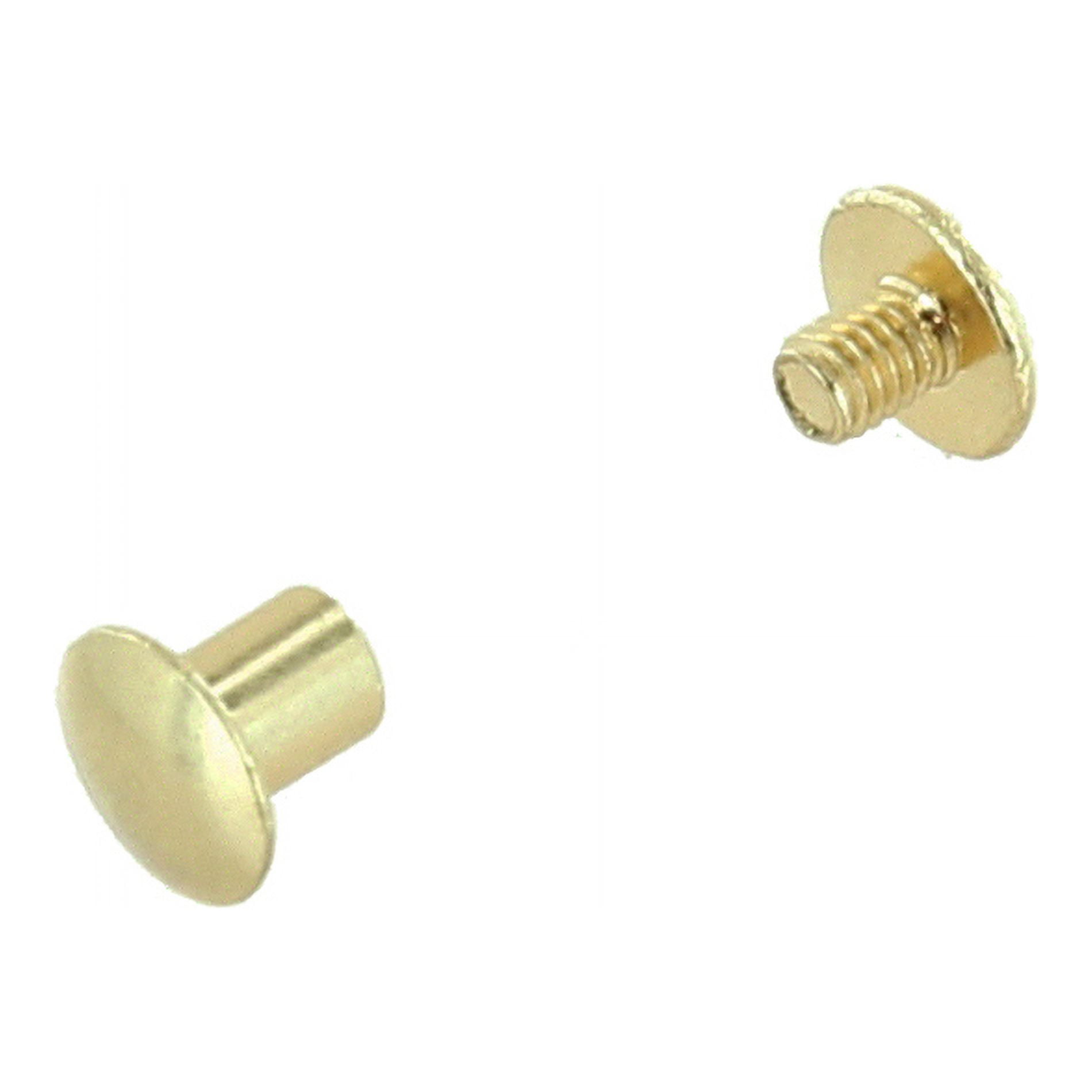 Chicago Screws, Dome Cap, Natural Brass, Solid Brass-LL (50 per bag ...