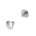 Chicago Screws, Dome Cap, Nickel Plate, Solid Brass-LL (50 per bag ...