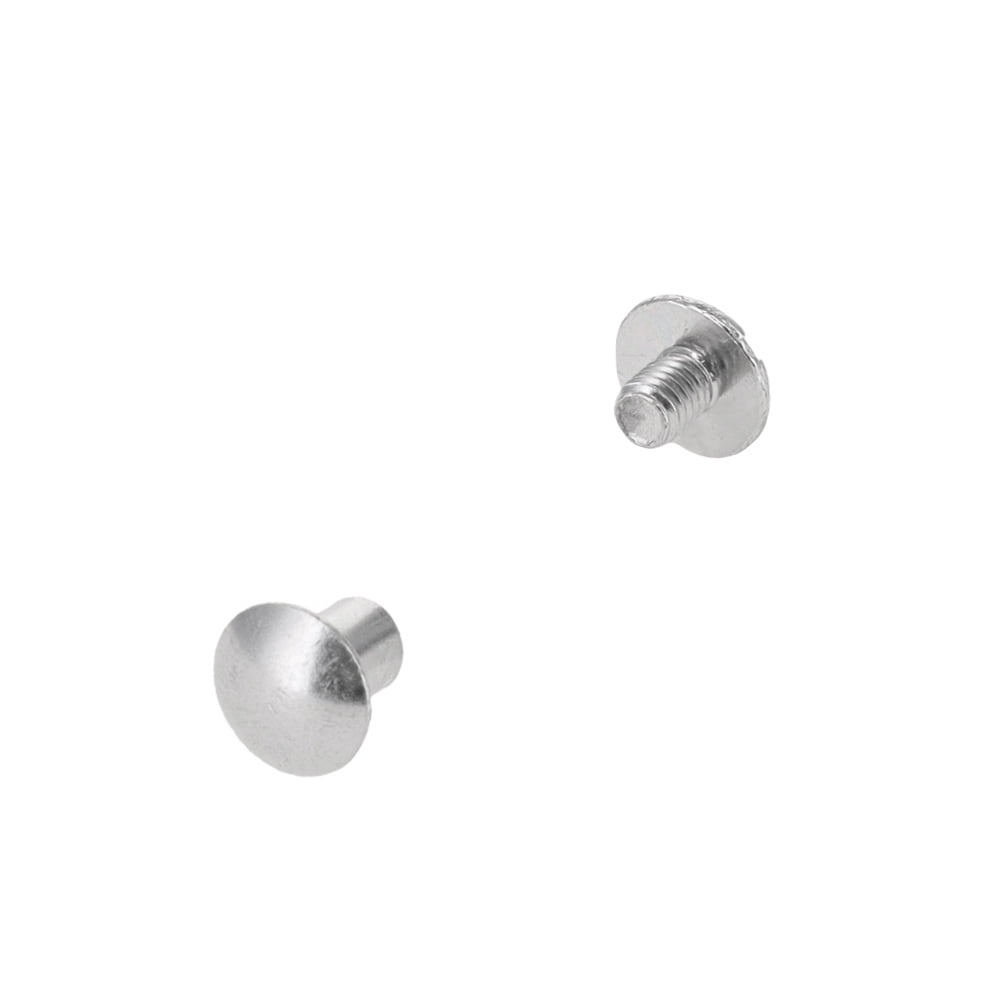 Chicago Screws, Dome Cap, Nickel Plate, Solid Brass-LL (50 per bag ...