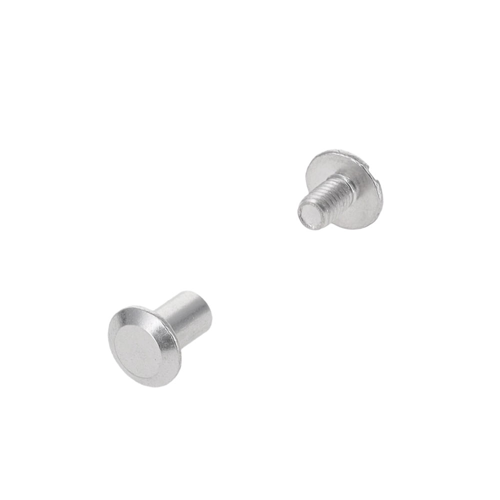 Chicago Screws, Flat Cap, Nickel Plate, Solid Brass-LL (50 per bag ...