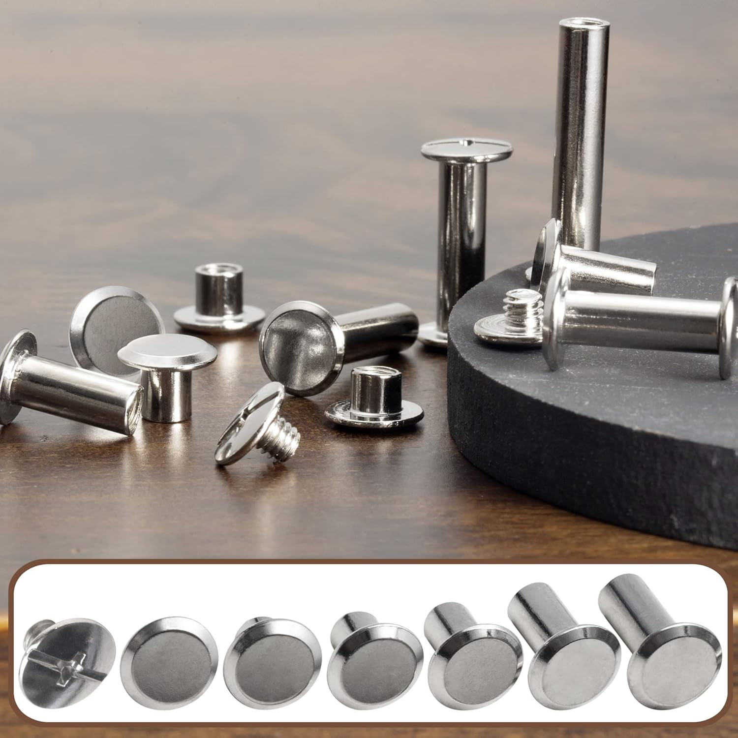Chicago Screws Leather Rivets Assorted Binding Screws for Decorate and ...