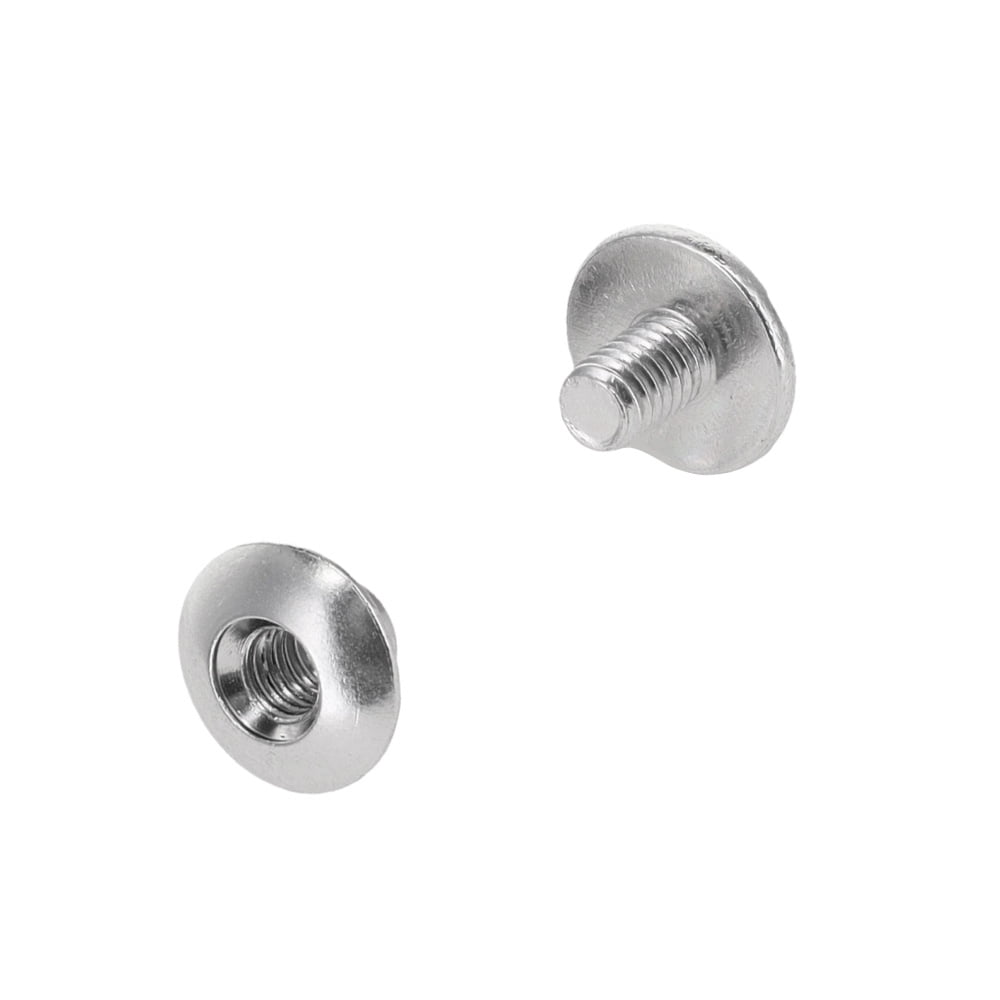 Chicago Screws, Open Hole, Nickel Plate, Solid Brass-LL (50 per bag ...