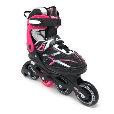 Chicago Girls' Adjustable Inline Skate, Size 1-4 - Walmart.com