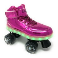 Chicago Ladies Bullet Speed Skates White Classic Quad Roller Skate ...