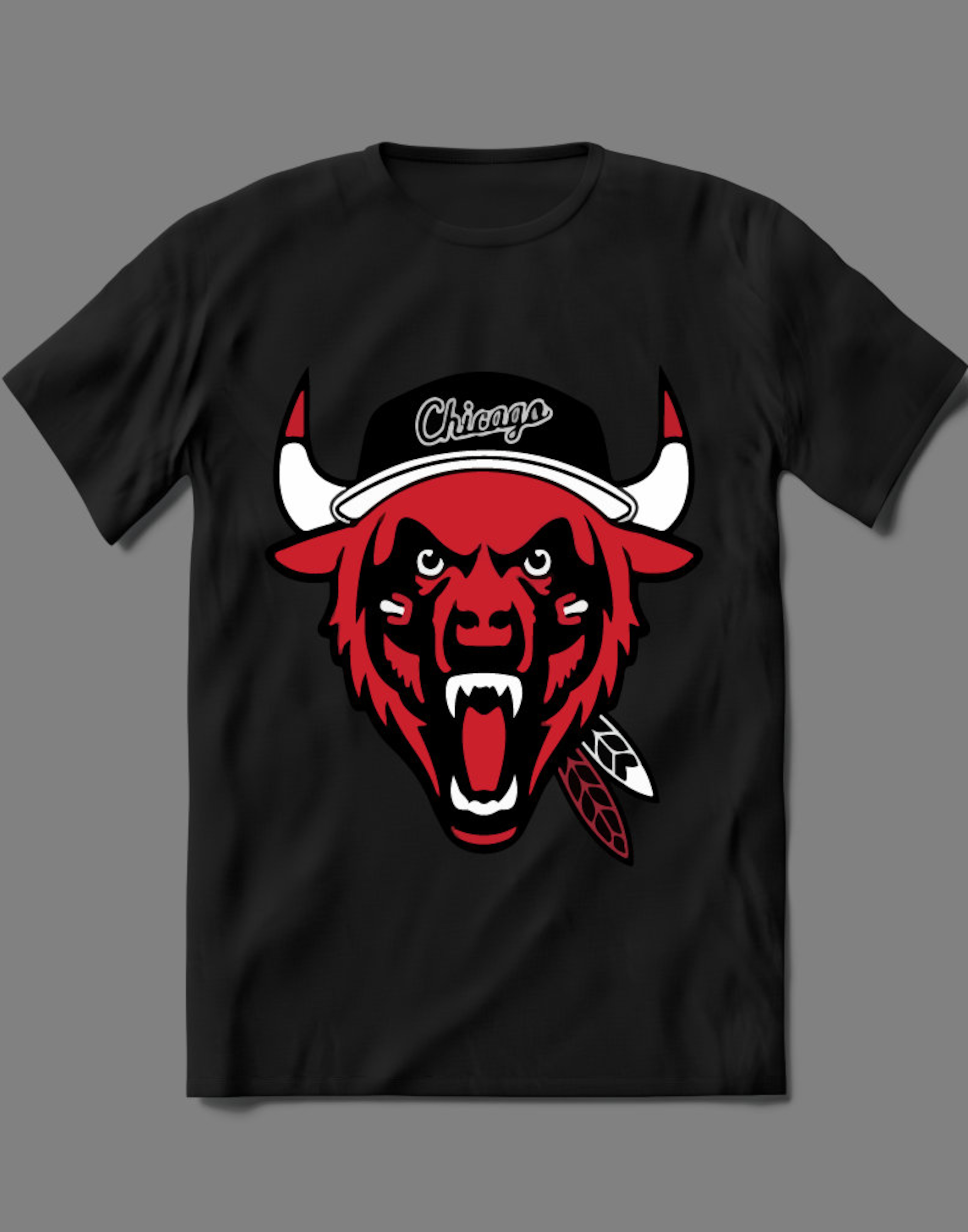 Chicago Sports Logos Mashup Shirt - Walmart.com