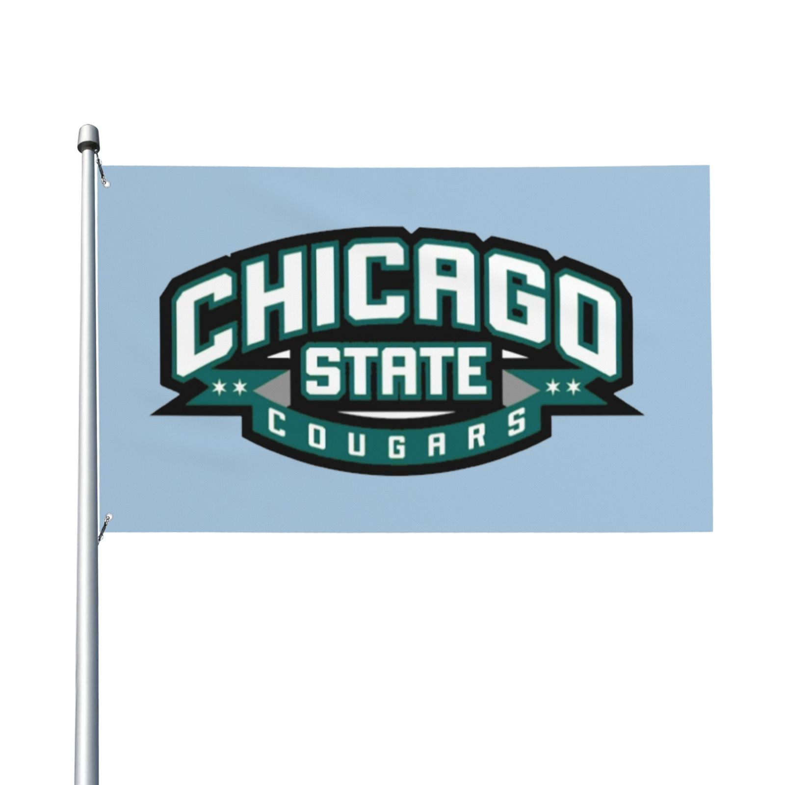 Chicago State University Logo Flag 3x5 Outdoor ,Sewn Stripes, Stronger ...