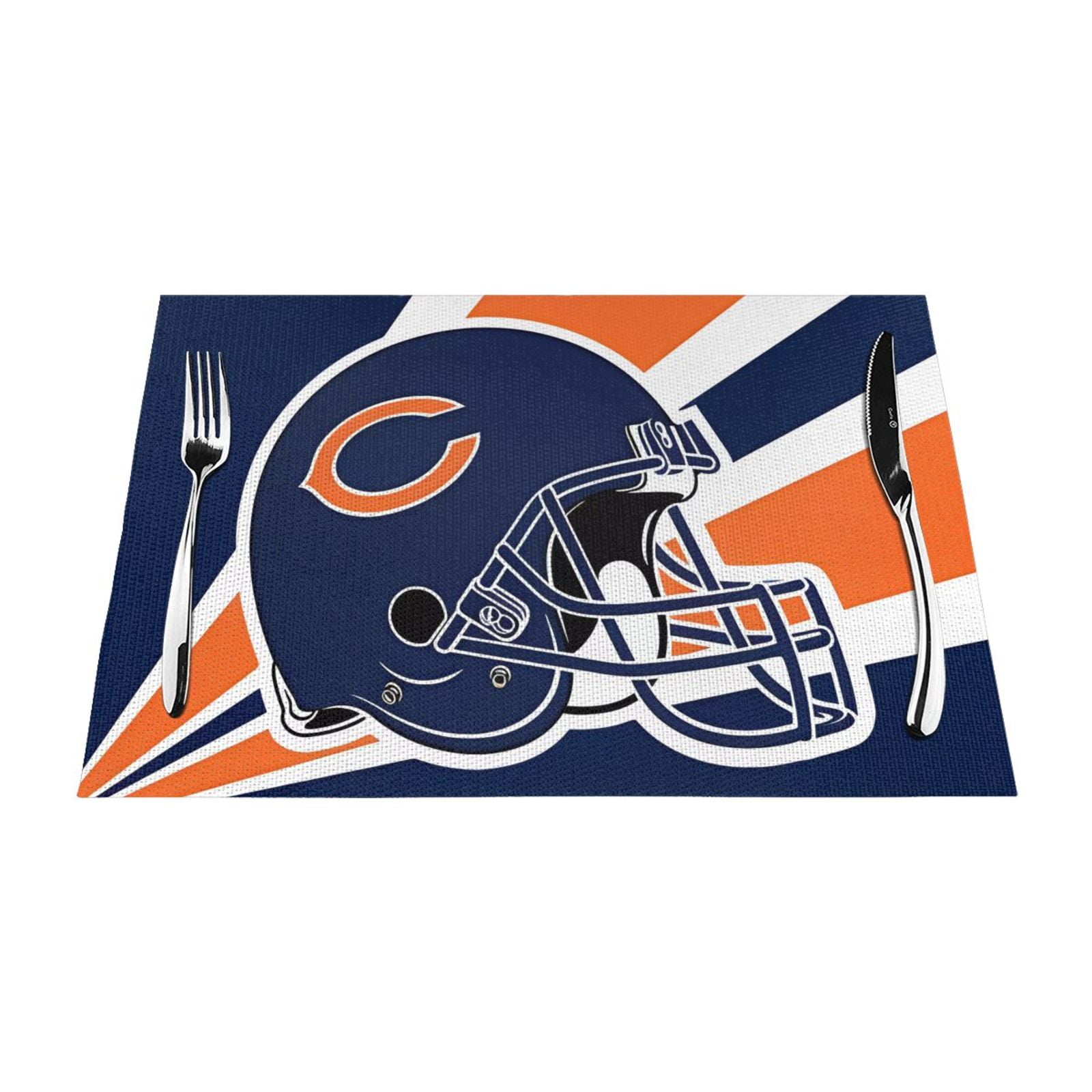 Chicago Team PVC Woven Dinner Plate Mat 12x18 Inch, Easy to Clean Table ...