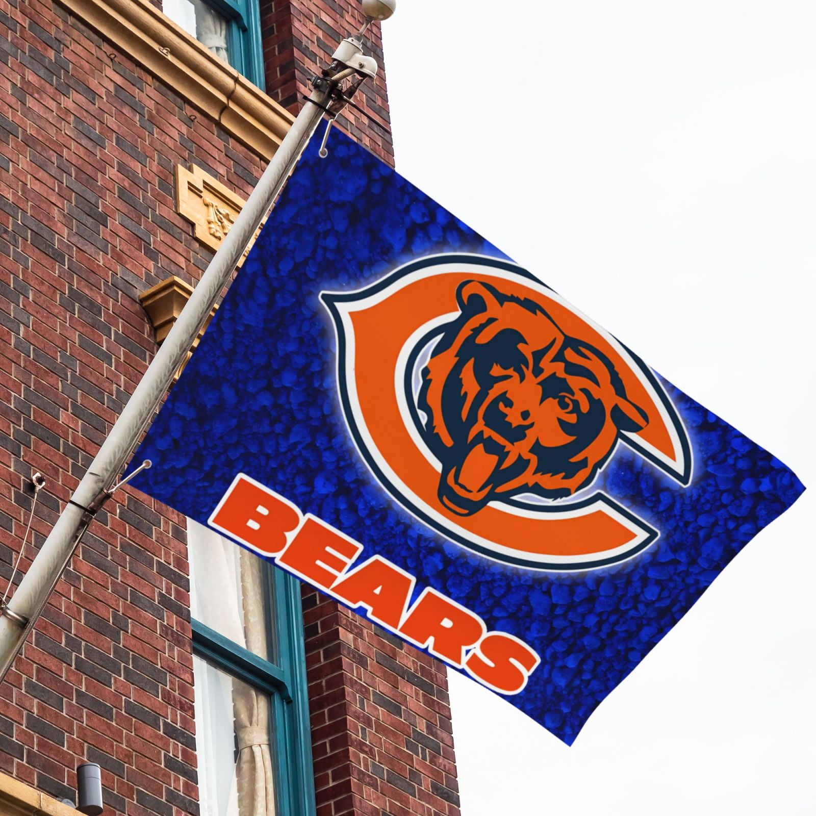 Chicago Three Layer personalized Double Sided Flag Football Fans ...