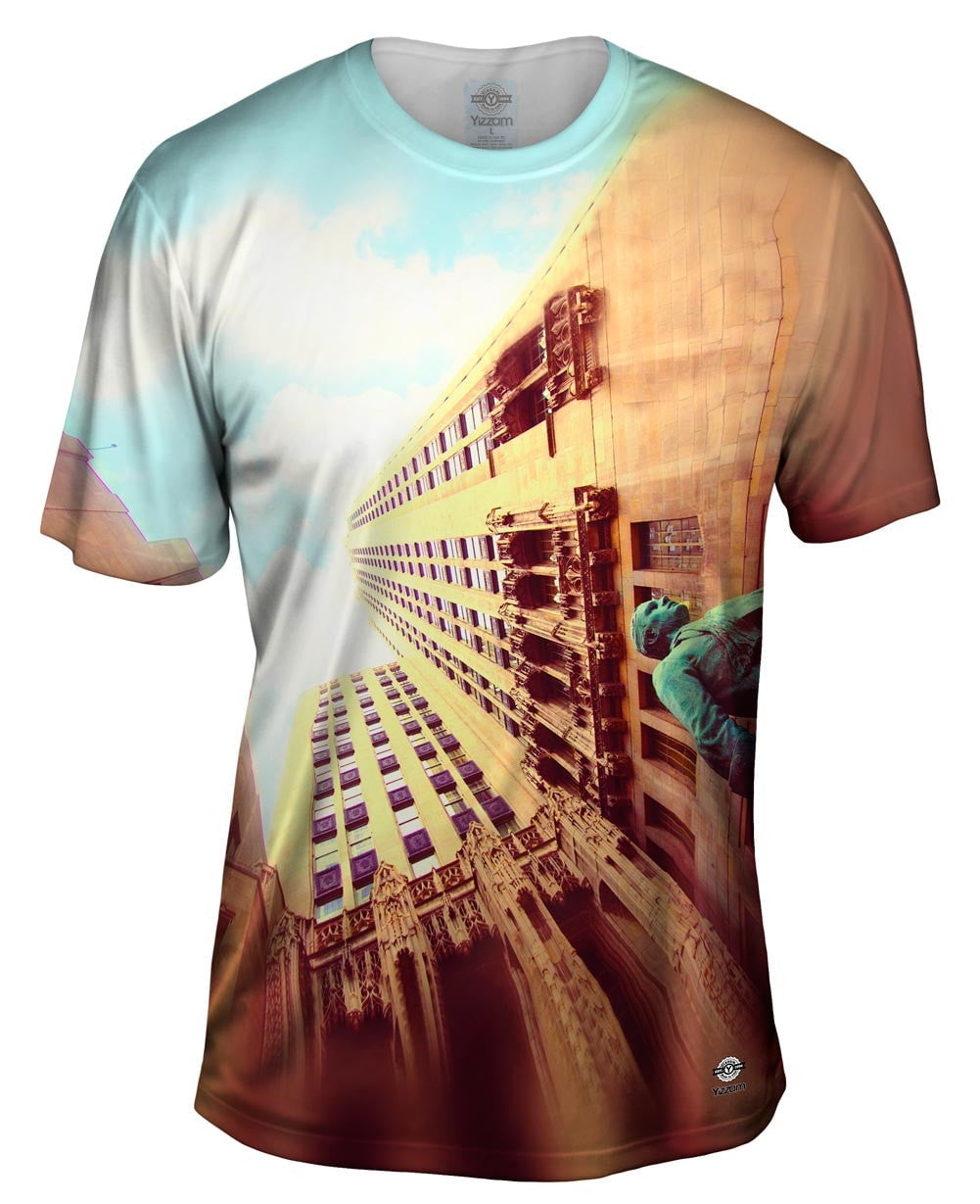 Chicago Tribune Building Statue Mens T-Shirt All Over Print - Walmart.com