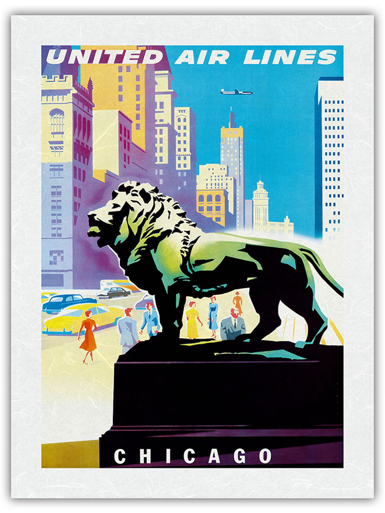 Chicago USA - Bronze Lion Statues - Art Institute of Chicago - United ...