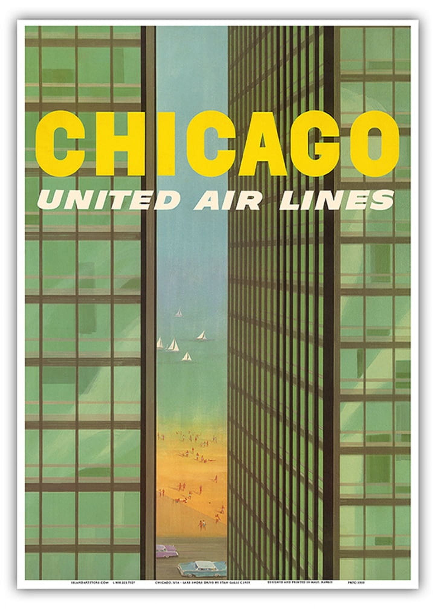 Chicago USA - Lake Shore Drive Mies Buildings Twin Towers - United Air ...