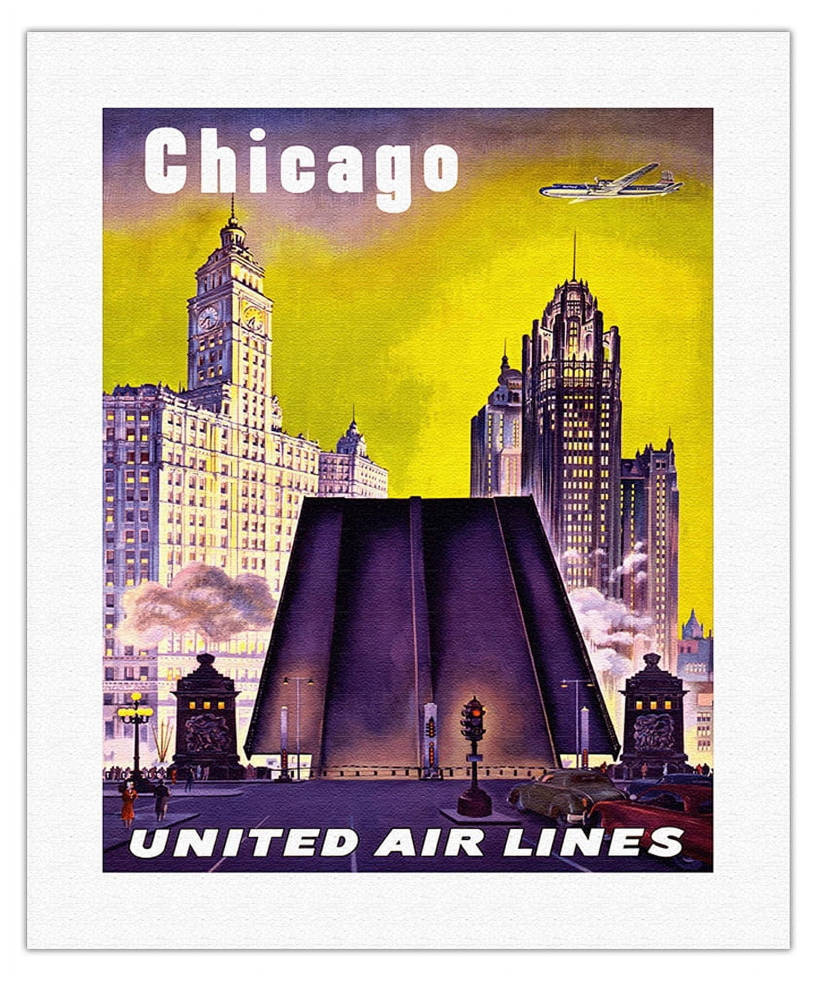 Chicago USA - The Tribune Tower Wrigley Building and Michigan Avenue ...