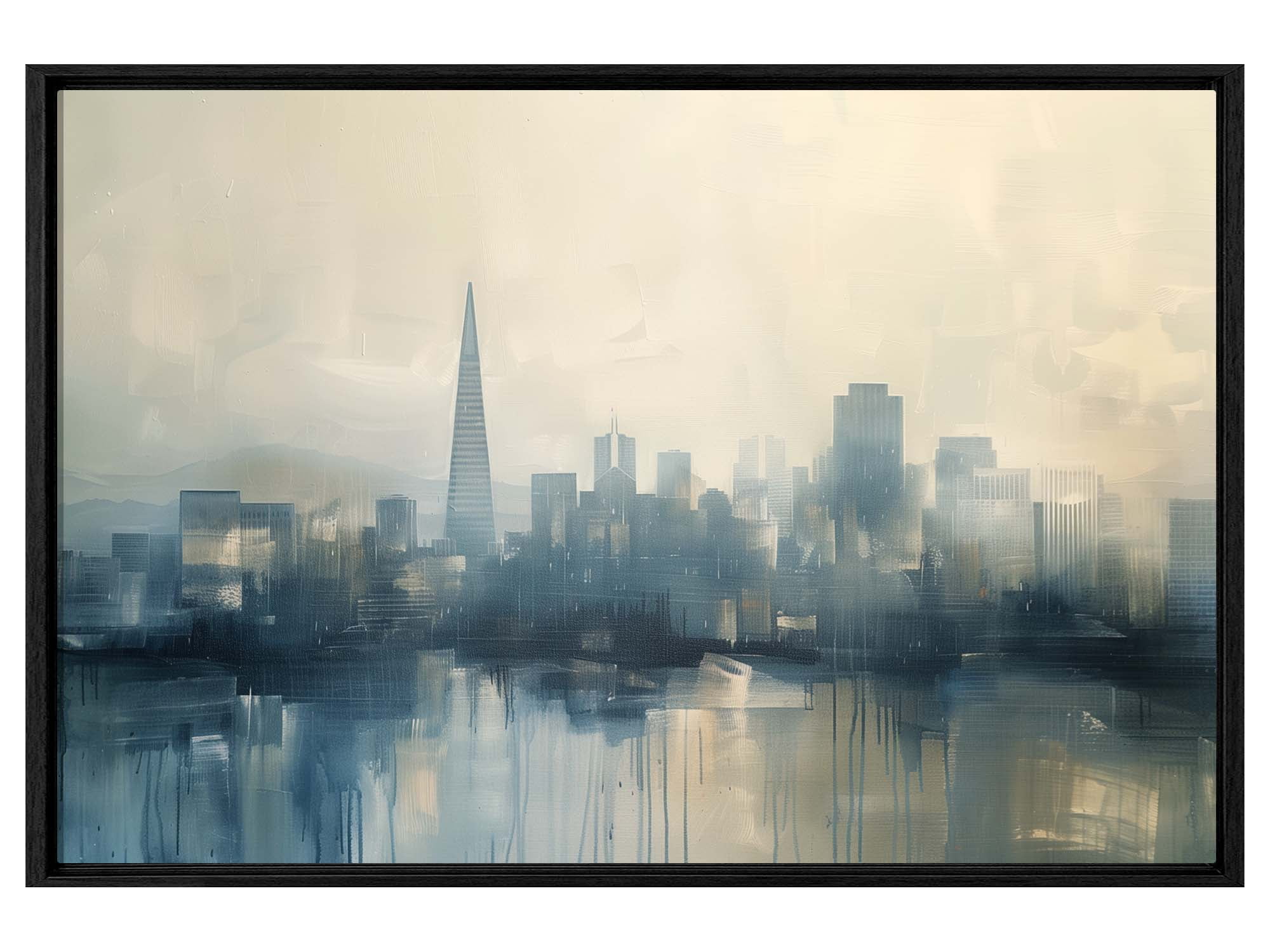 Chicago Wall Art Chicago Poster Large Framed Art City Scenes Abstract ...