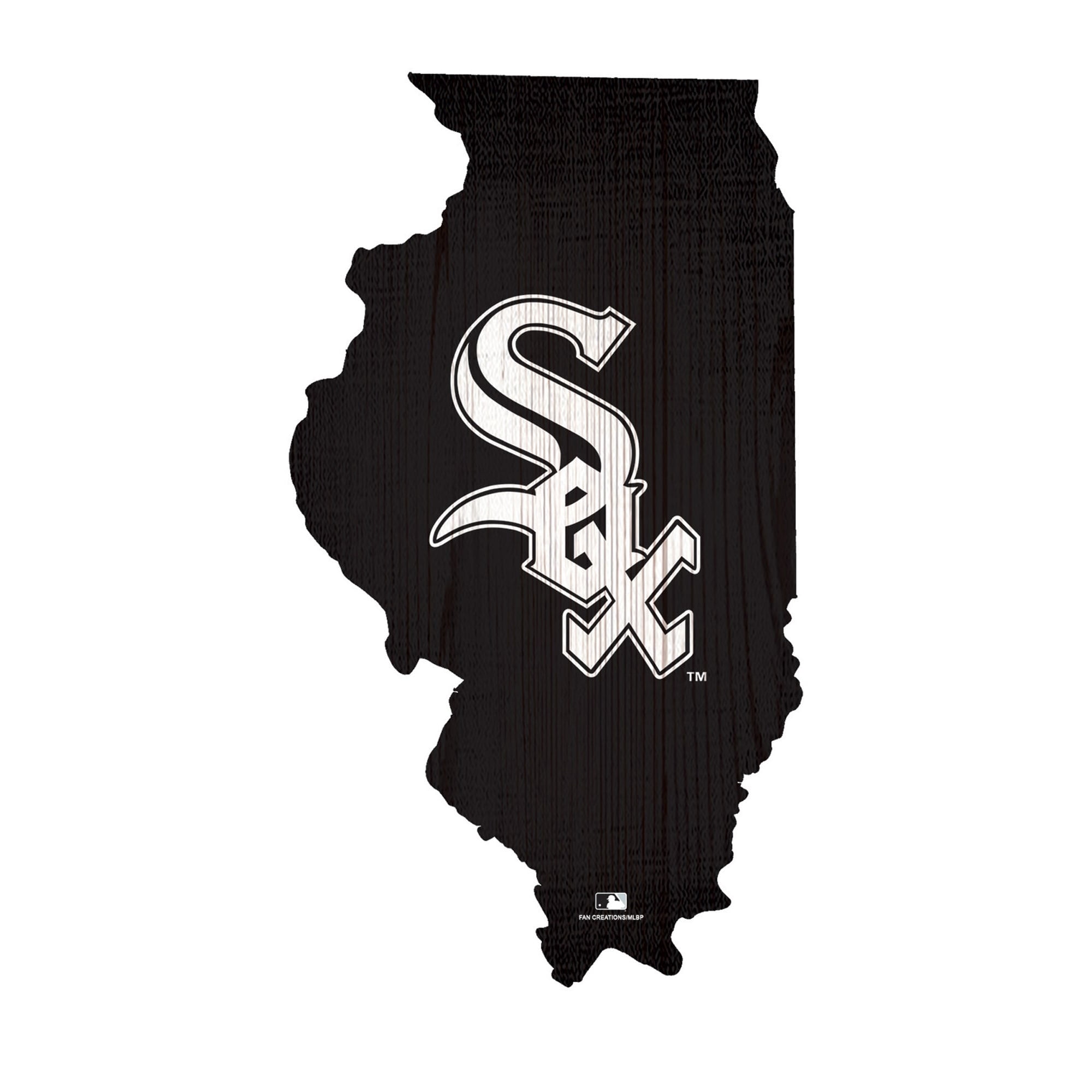 Chicago White Sox 12" Logo State Sign - Walmart.com