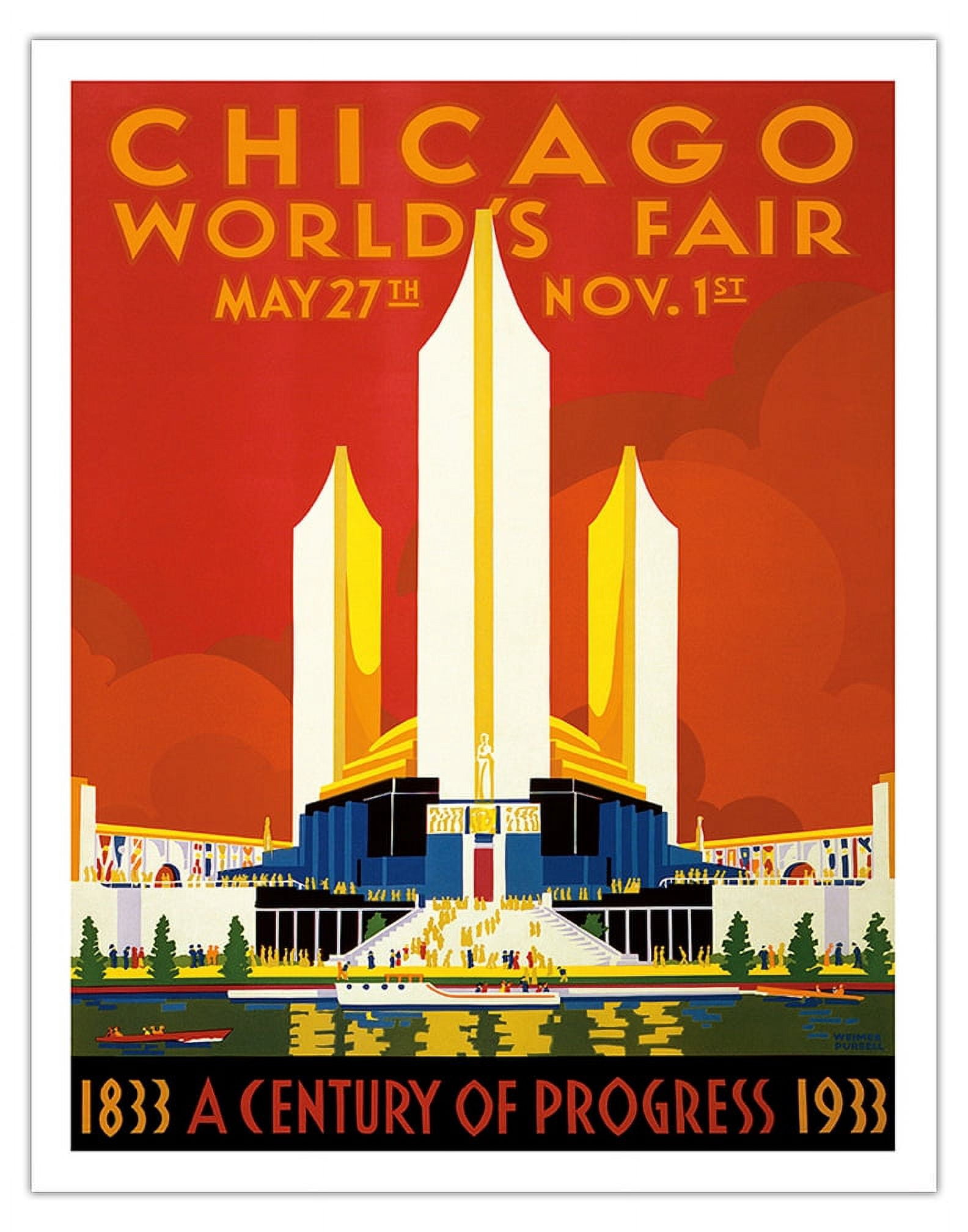 Chicago World’s Fair - A Century of Progress 1833-1933 - Vintage Travel ...