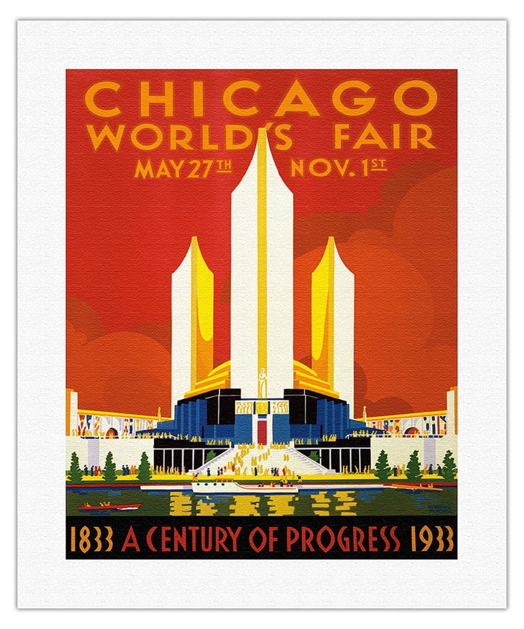 Chicago World’s Fair - A Century of Progress 1833-1933 - Vintage Travel ...