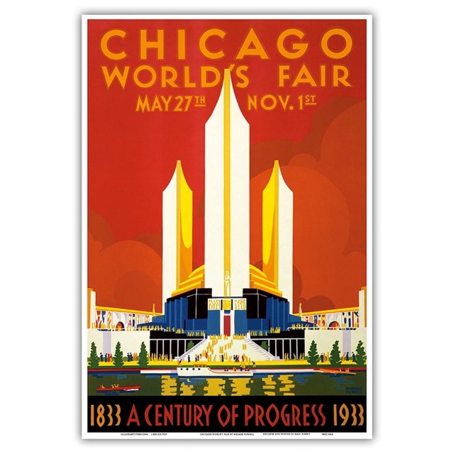 Chicago World’s Fair - A Century of Progress 1833-1933 - Vintage Travel ...