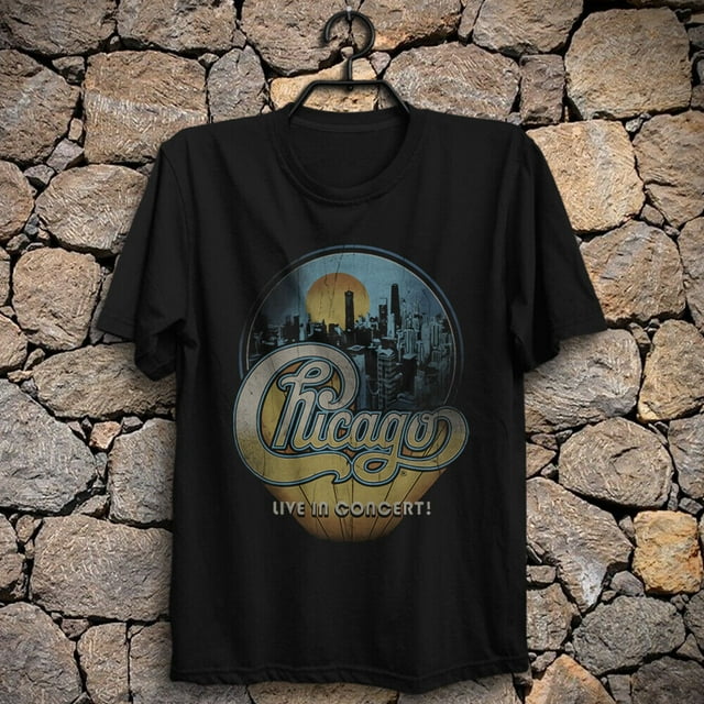 Chicago band Live in Concert T shirt Terry Kath Robert Lamm Dawayne ...