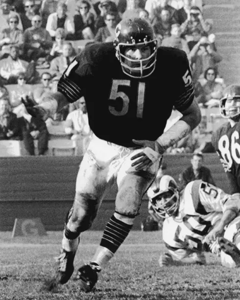 Chicago football team DICK BUTKUS Glossy 8x10 Photo Football Print ...