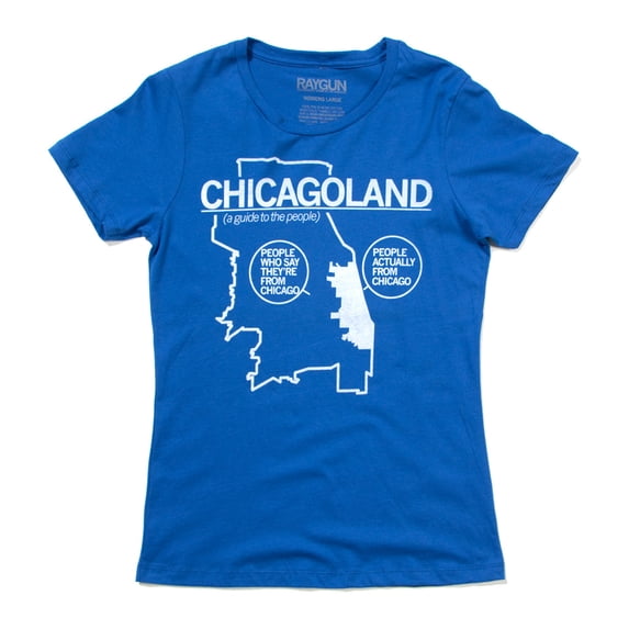 Chicagoland Graphic Tee TShirt Gift - Walmart.com