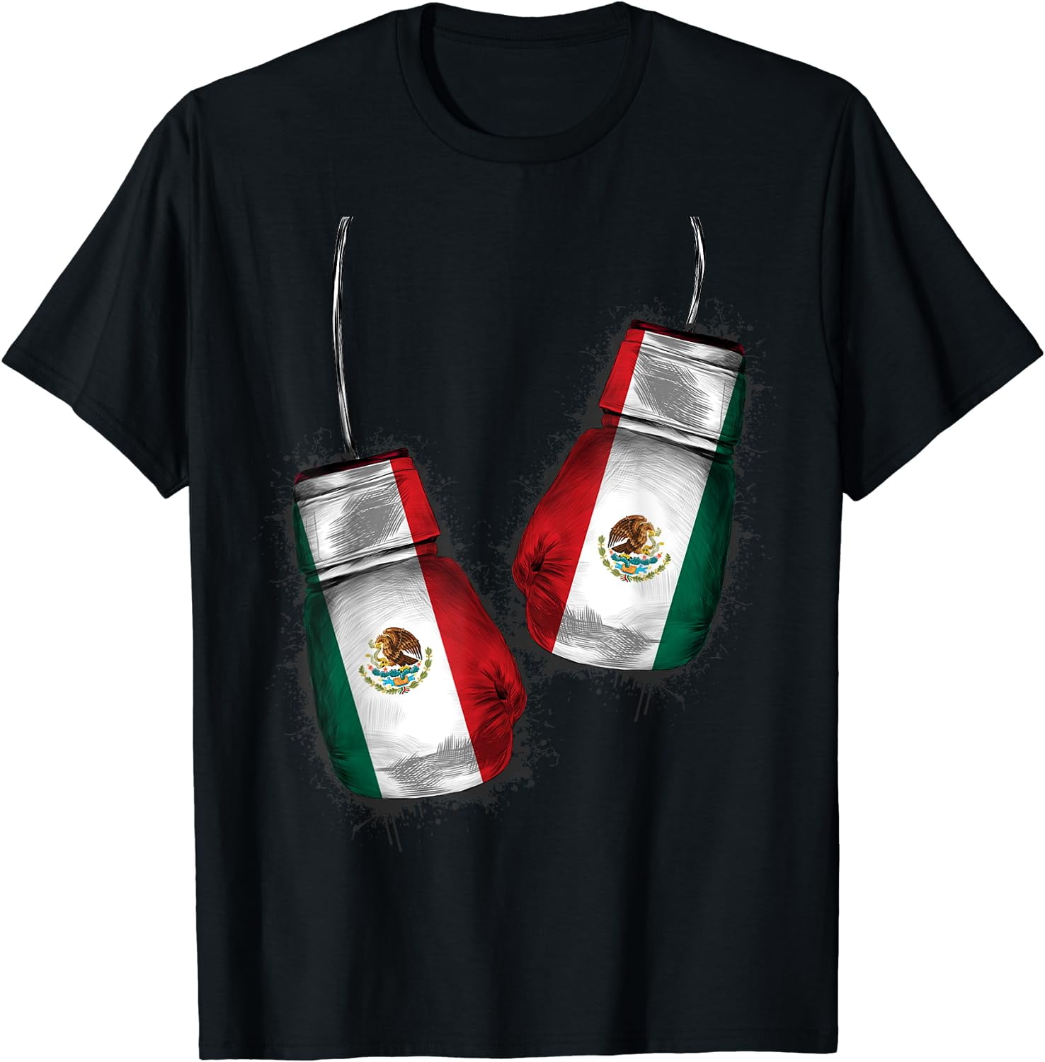 Chicano Boxers Shirt Fans Mexican Flag Gloves Mexico Boxing T-Shirt ...