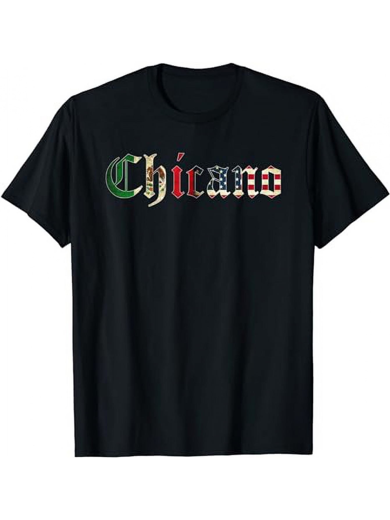 Chicano Mexican American Flag T-Shirt - Walmart.com
