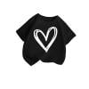 Chiccall Boys and Girls Shirts Basic Place Trends Icons Heart Print ...