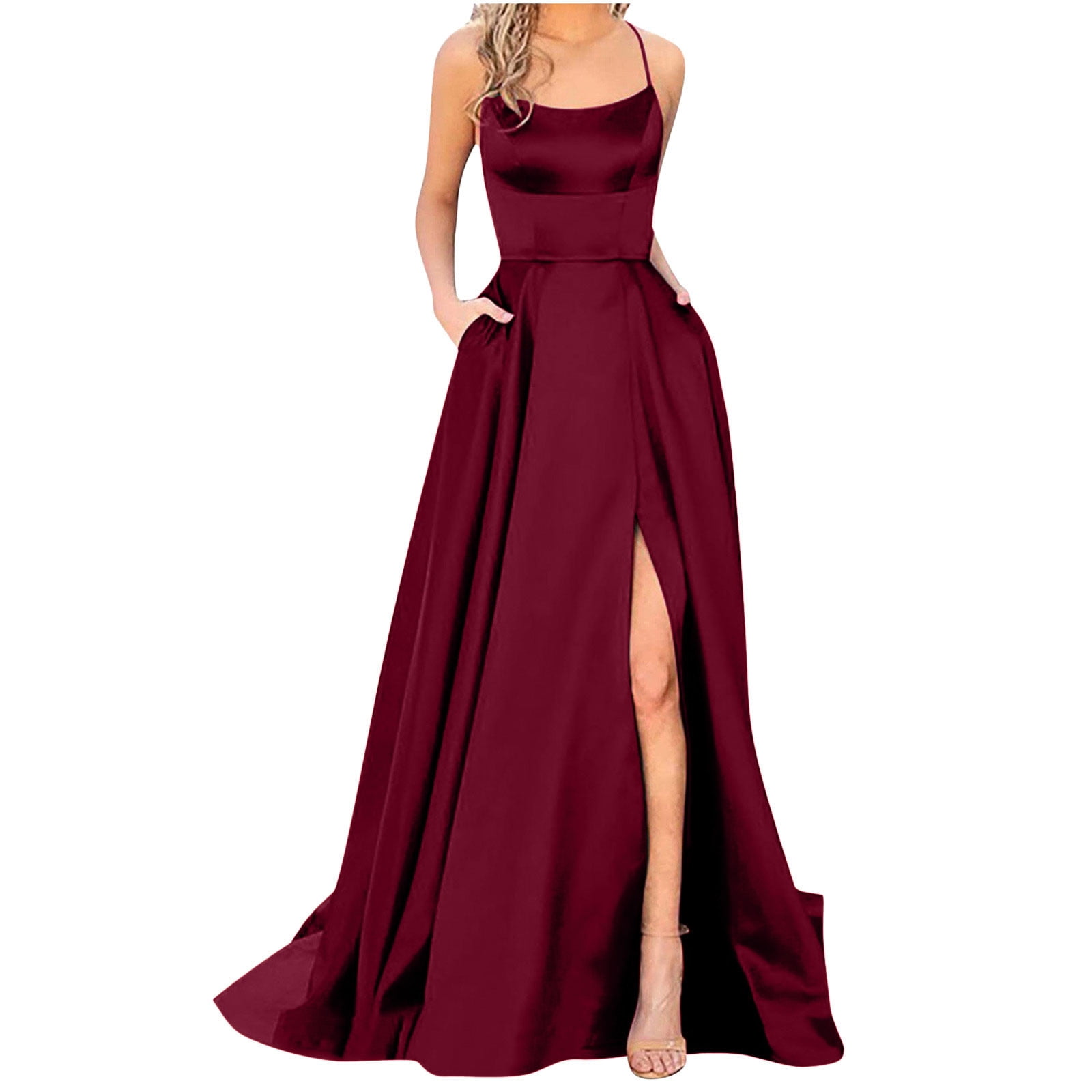 Chiccall Elegant Long Prom Dresses for Women 2025 Spaghetti Straps ...
