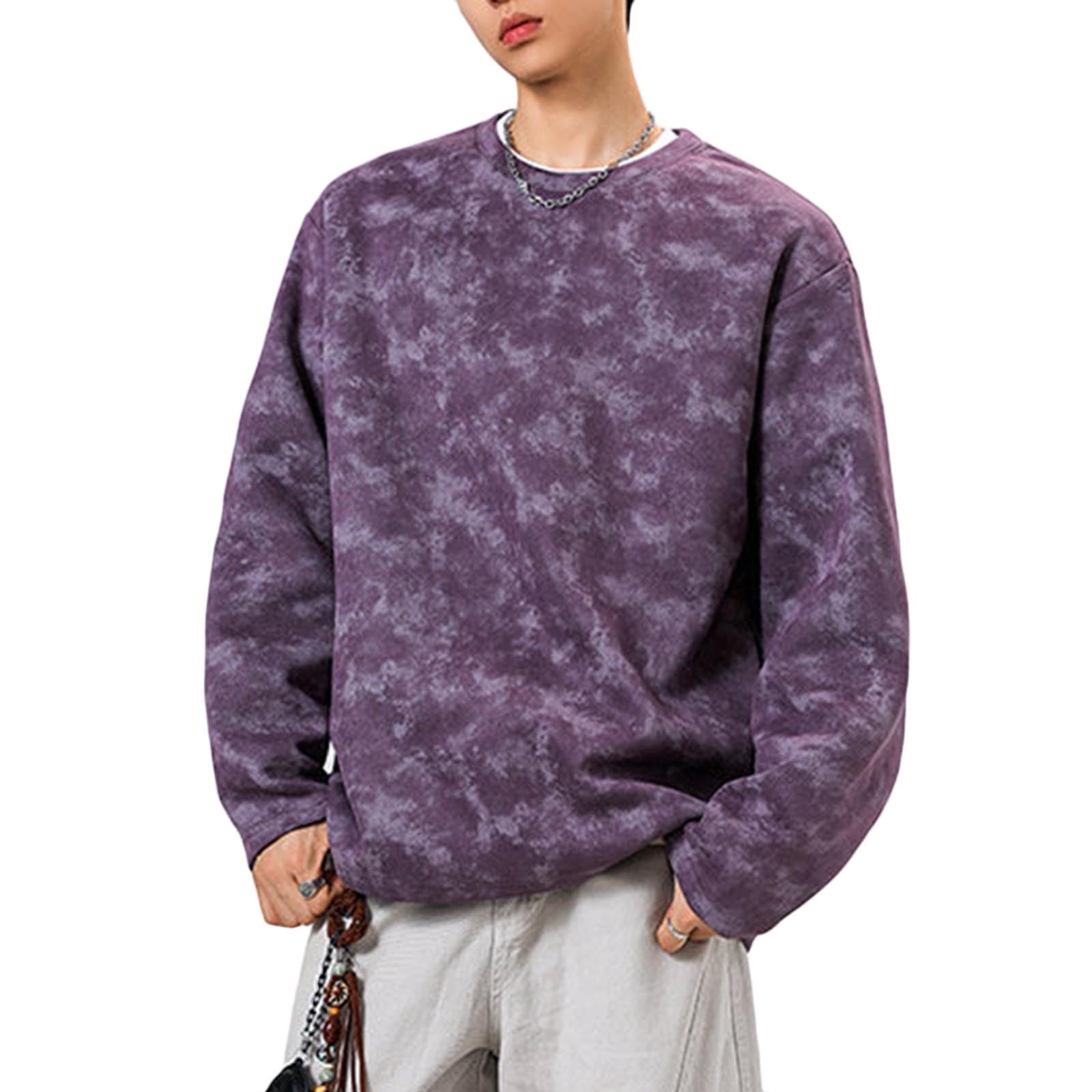 Chiccall Gradient Sweatshirts Crew Neck Long Sleeve Printed Pullover ...