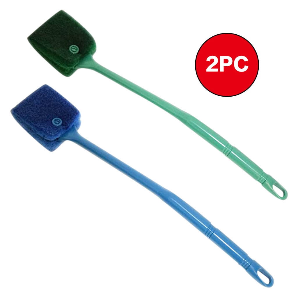 Chiccall Home Aquarium Algae Scraper Double Sided Sponge Brush Cleaner ...