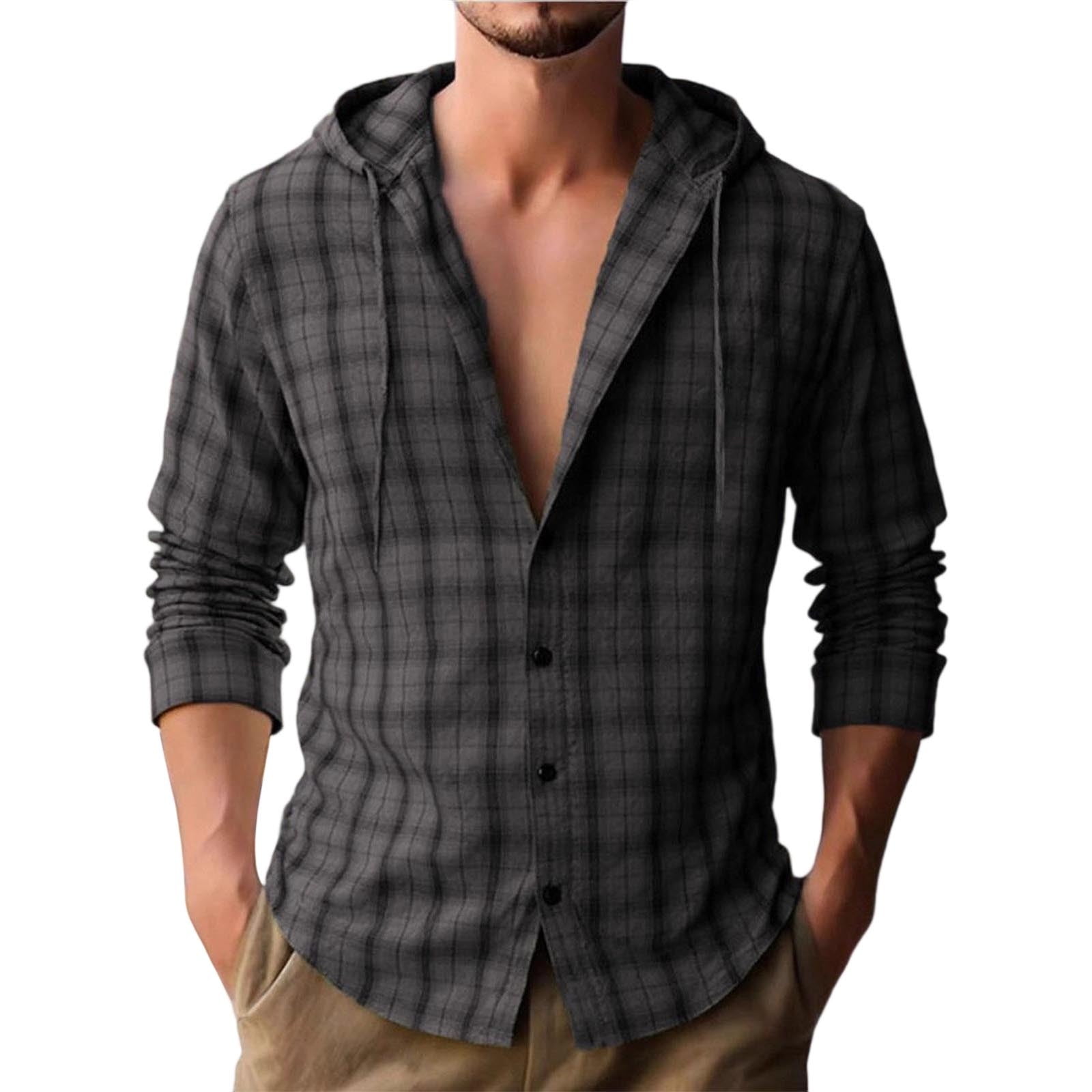 Chiccall Men's Flannel Button Down Shirts Long Sleeve Casual Plaid ...