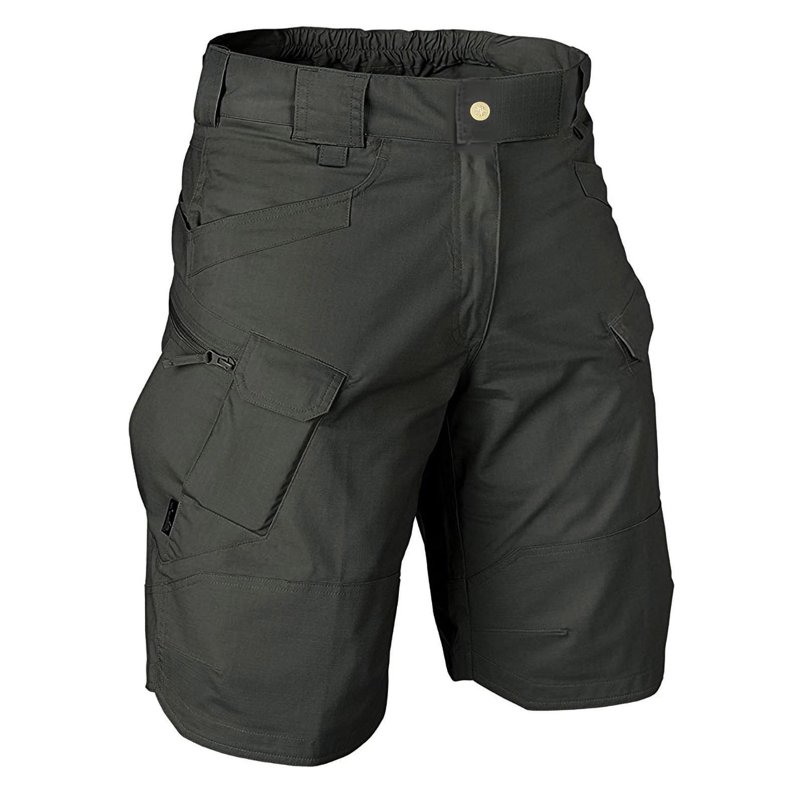 Chiccall Men's Plus Size Hiking Shorts Outdoor Cargo Shorts ...