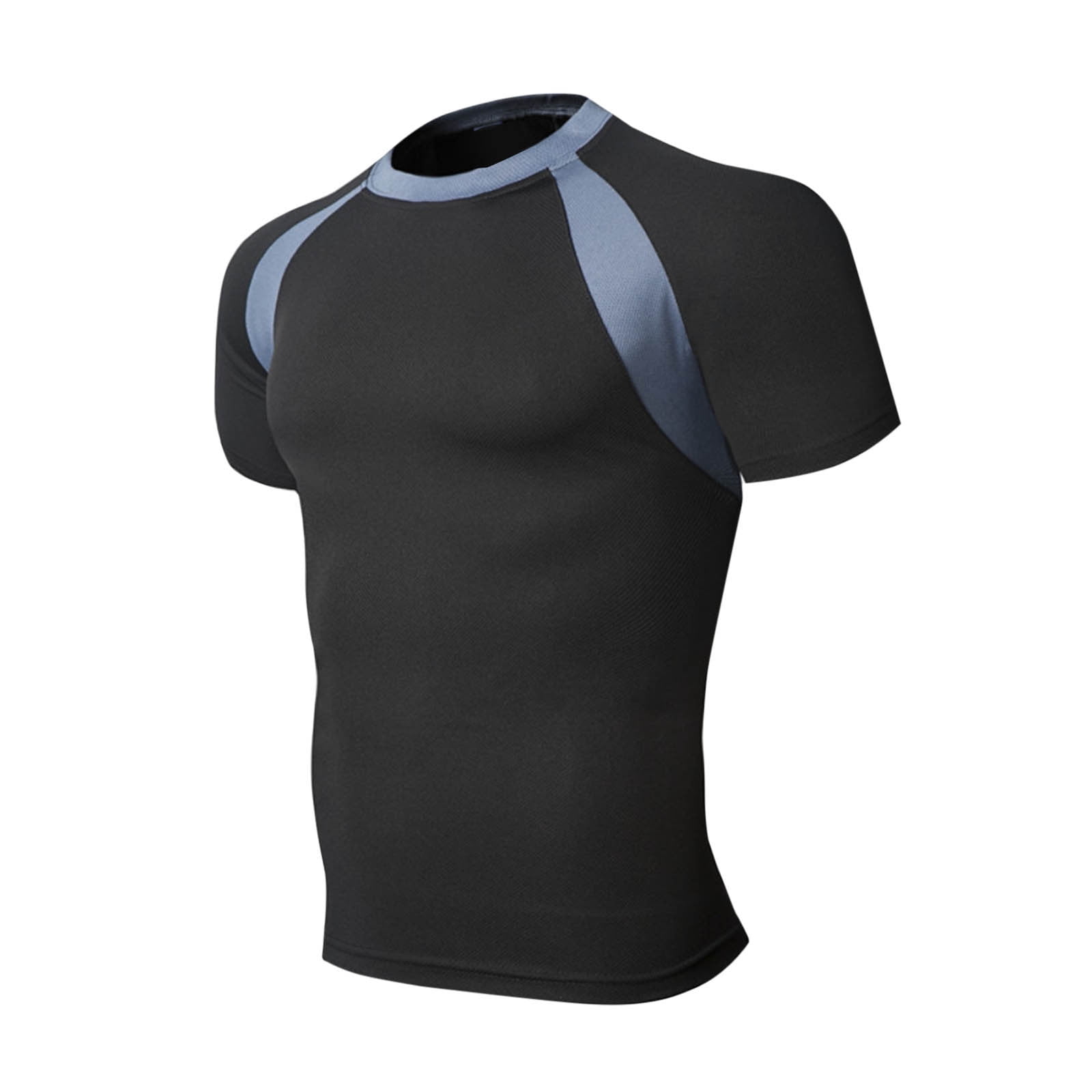 Chiccall Mens Tight T Shirts Short Sleeve Crew Neck Athletic Workout ...