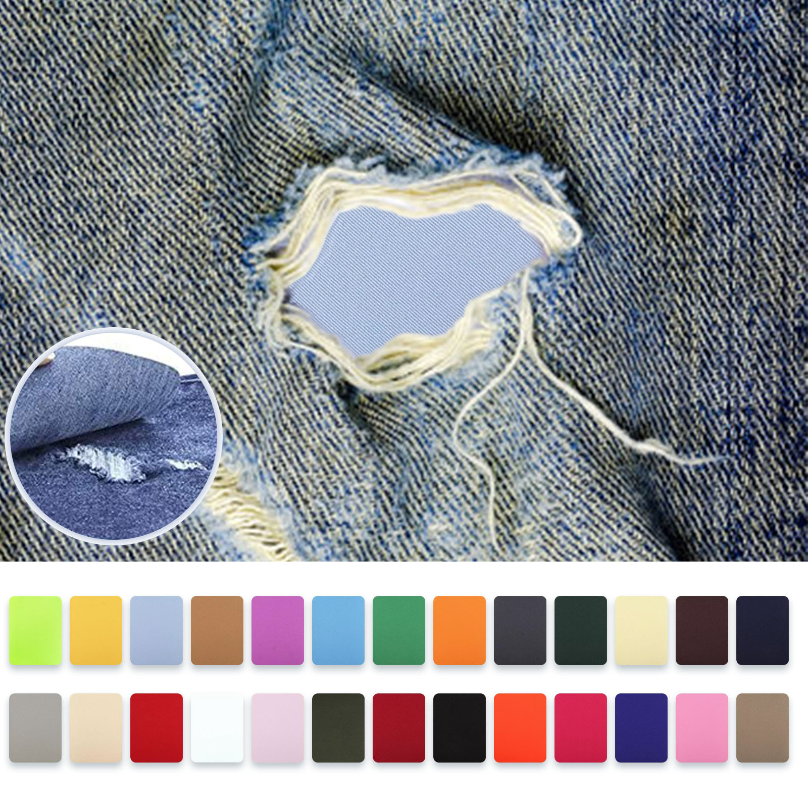 Chiccall Office Supplies Clearance,12PC Color Rectangle Imitation Denim ...