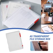 Sterilite Plastic File Box Black, Set of 4 - Walmart.com
