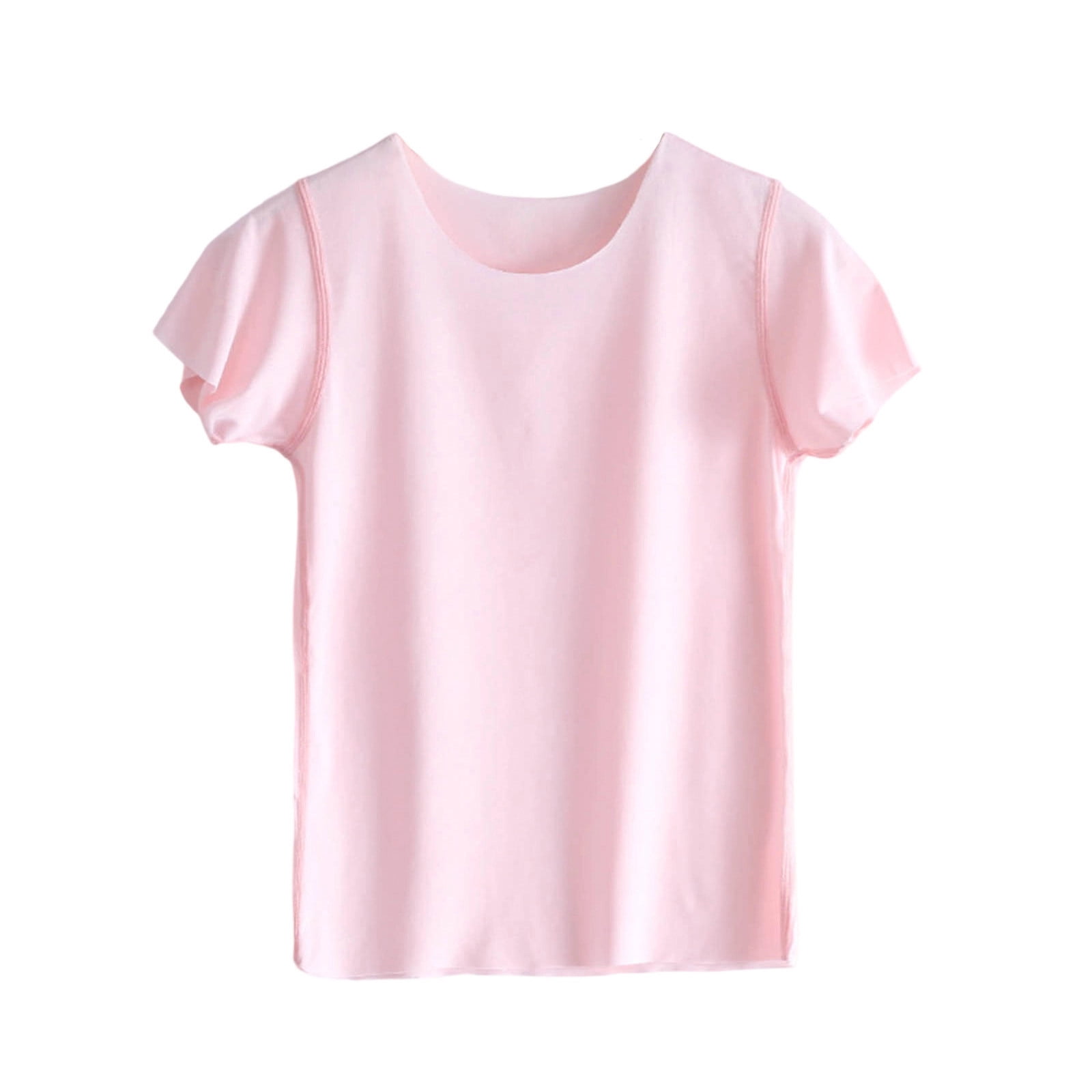 Chiccall Summer Toddler Kids Girls Shirts Sports Solid Color Soft Loose ...