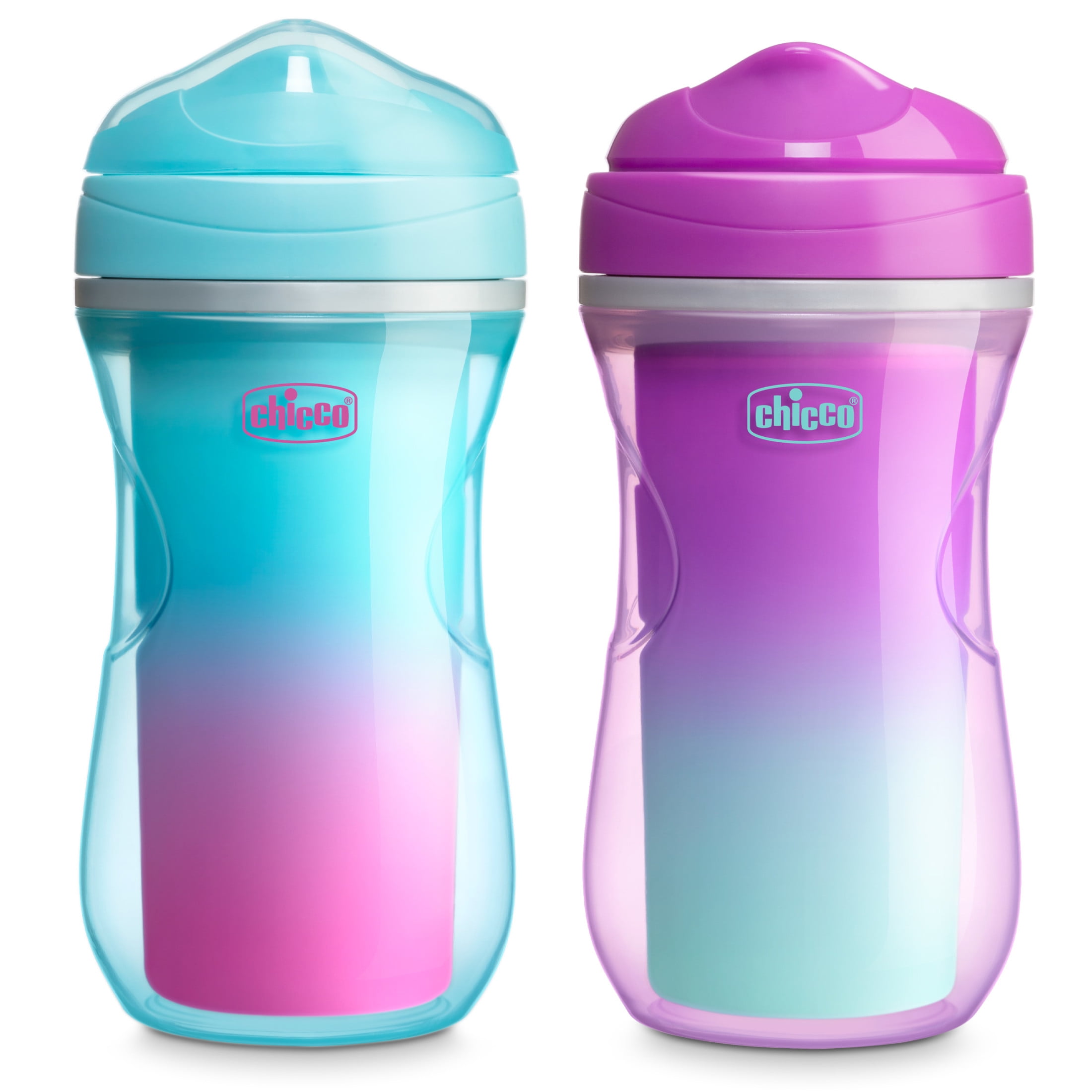 Chicco 9oz Insulated Free-Flow Rim Trainer Sippy Cup: Transition for ...