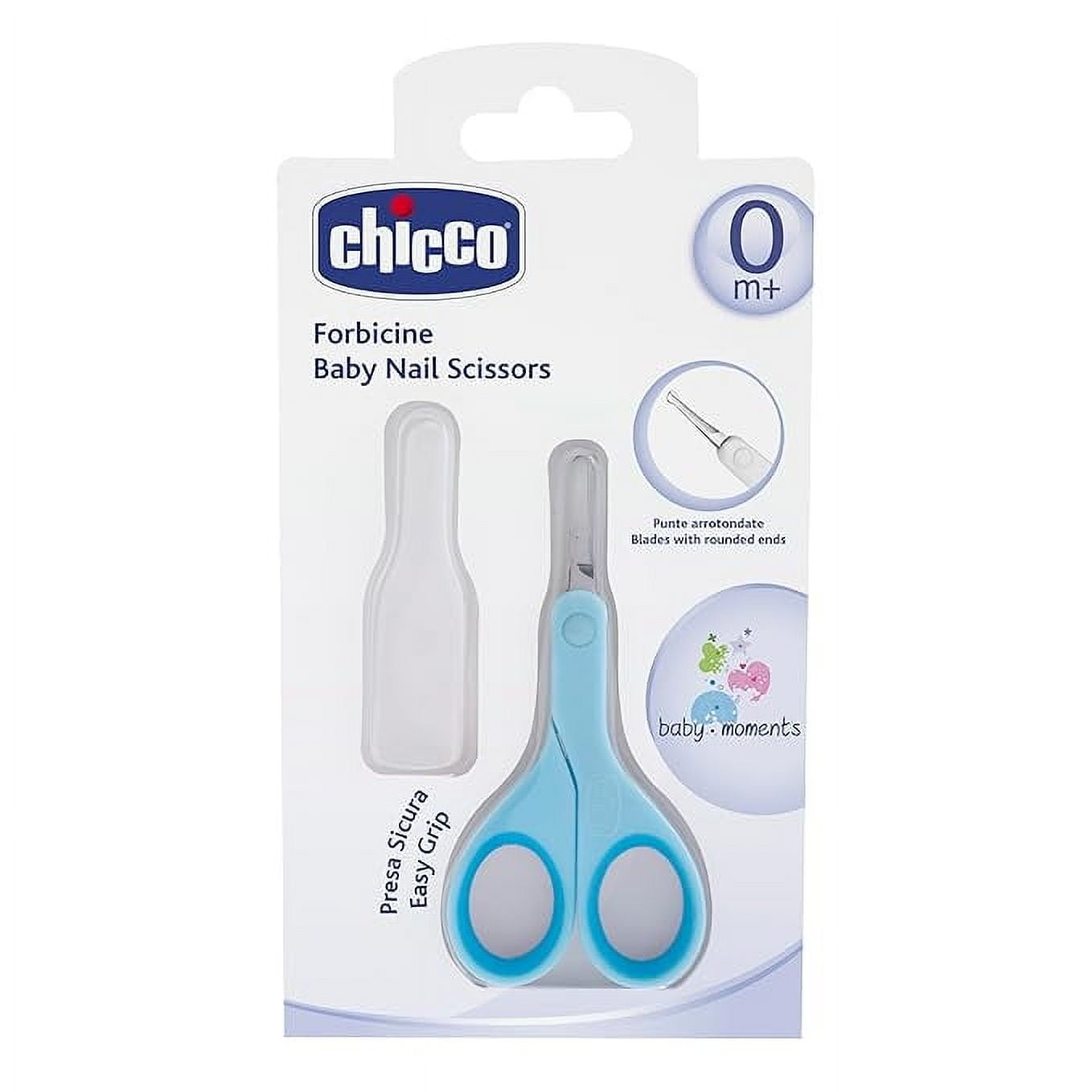 Chicco Baby Nail Scissor with Rounded Blade Ends for Safety,Newborn ...