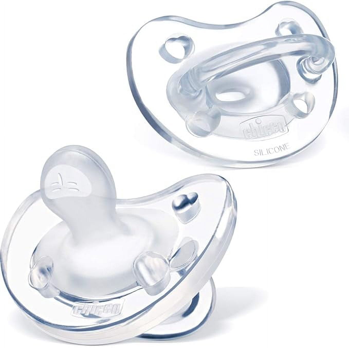 Chicco PhysioForma 100% Soft Silicone One Piece Pacifier for Babies ...