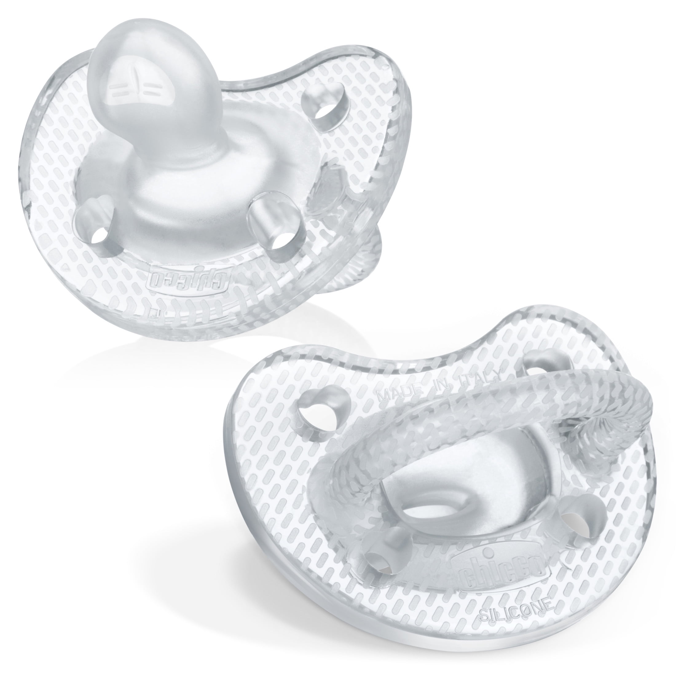 Chicco PhysioForma® Luxe One-Piece Silicone Pacifier, 6-16 Months, 2pk ...