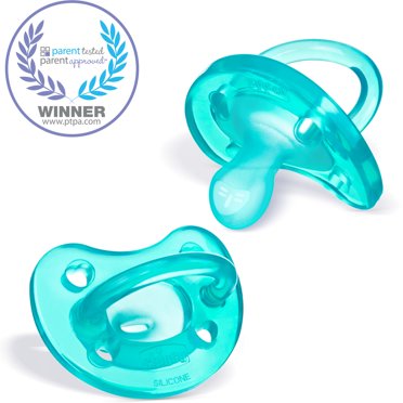 Chicco PhysioForma Orthodontic Silicone Pacifier Light Blue/Green 0-6m ...